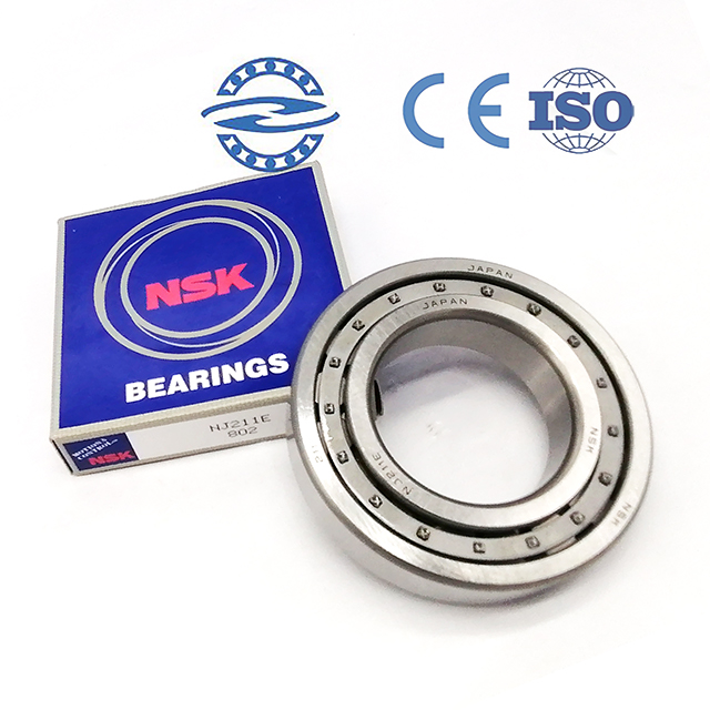 Automotive Single Row NJ211E Cylindrical Roller Bearing SIZE 55x100x21