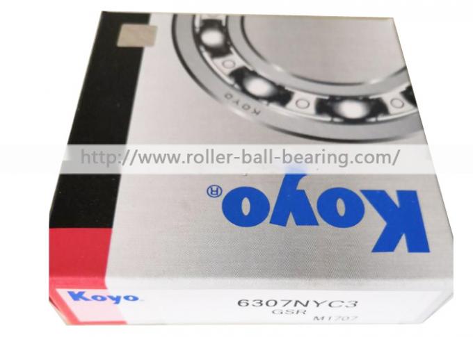 6307NYC3 Koyo NSK Deep Groove Ball Bearing 6307 NYC3 Auto 35x80x21 Mm