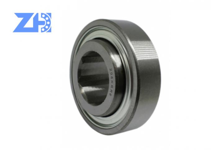 25.425x62x24mm Hex Bore Insert Ball Bearing 206KRR6 Agricultural Bearing