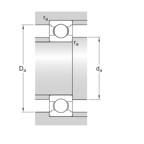 Deep Groove Ball Bearing 6009ZZ 6009RS 6009-2RS CHROME STEEL 45*75*16mm