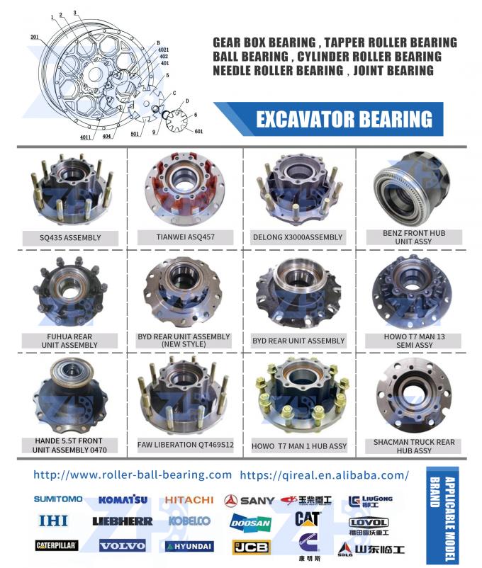 FY511M Square Flanged Ball Bearings Single Column For Heavier Loads